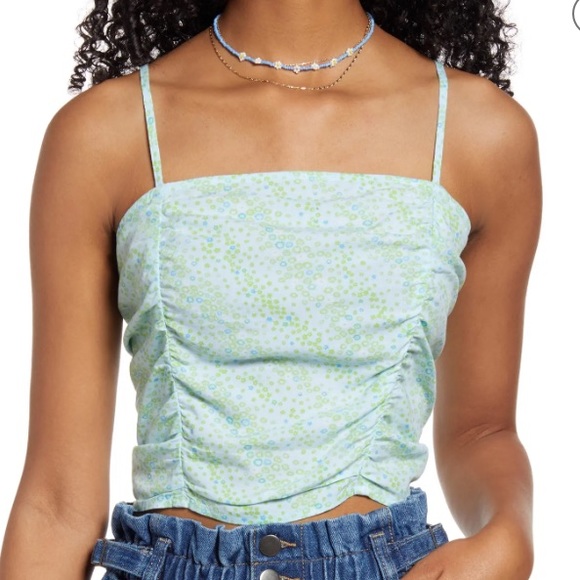 bp | Tops | Bp Ruched Crop Camisole | Poshmark